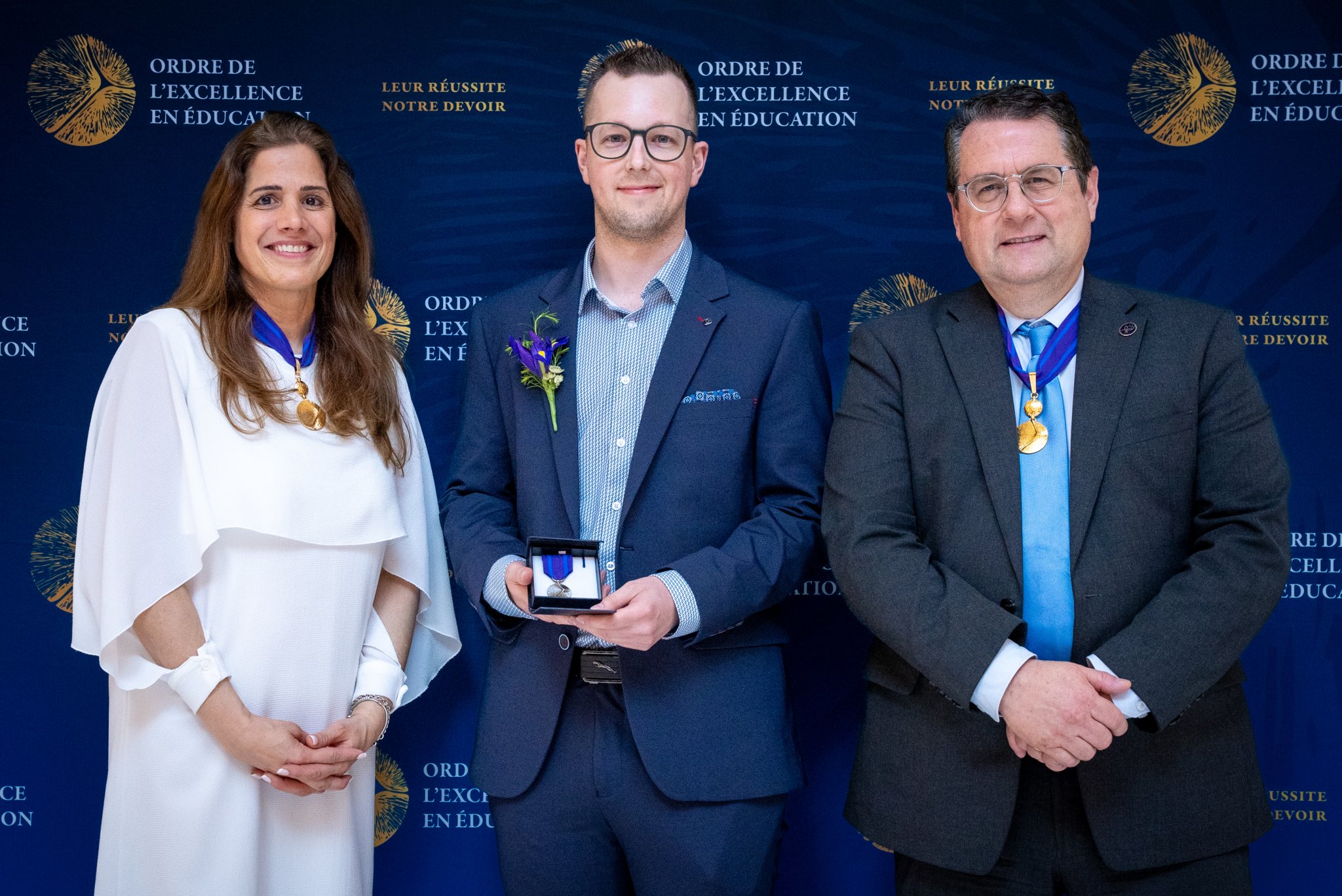 Mathieu Mercier, membre de l’Ordre de l’excellence en éducation du ...